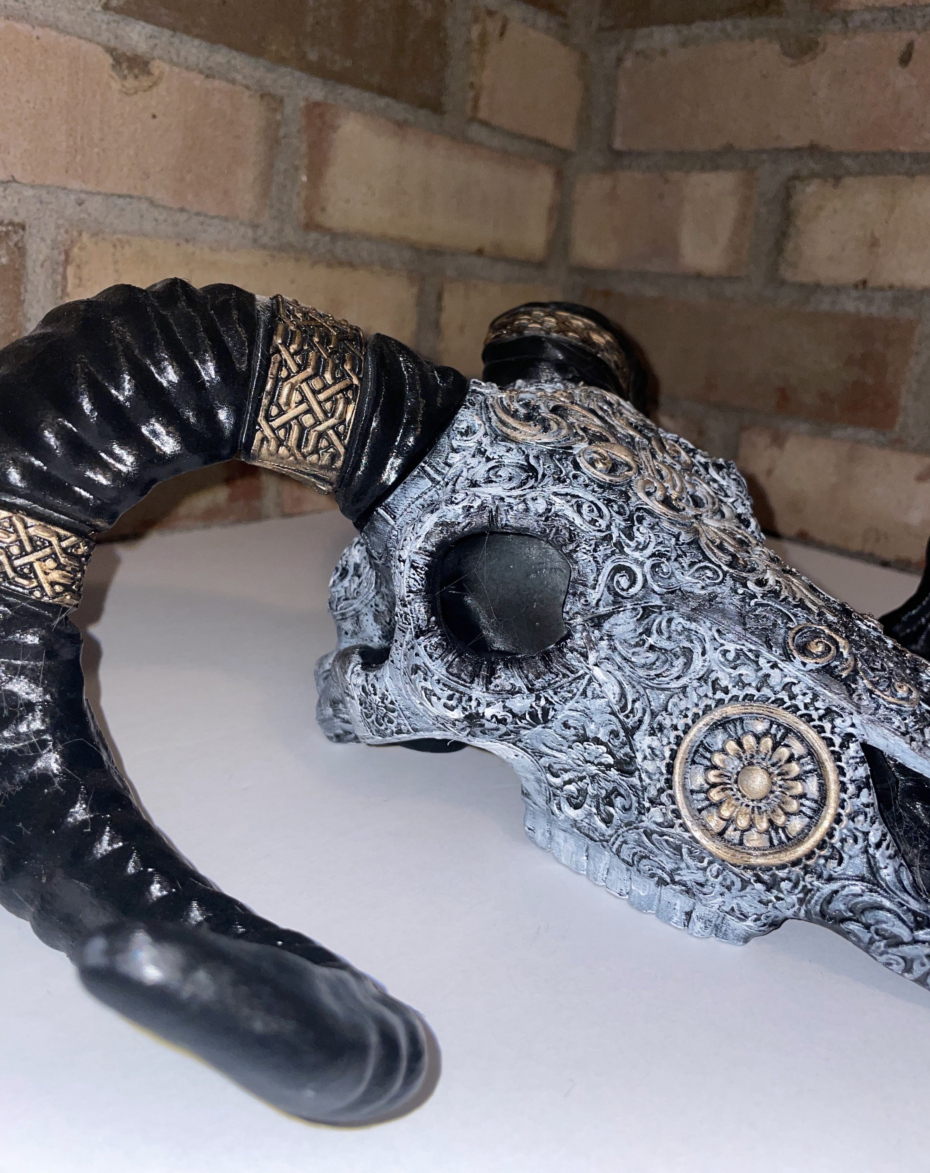 Sheep Skull, Painted – Extrudibles3D